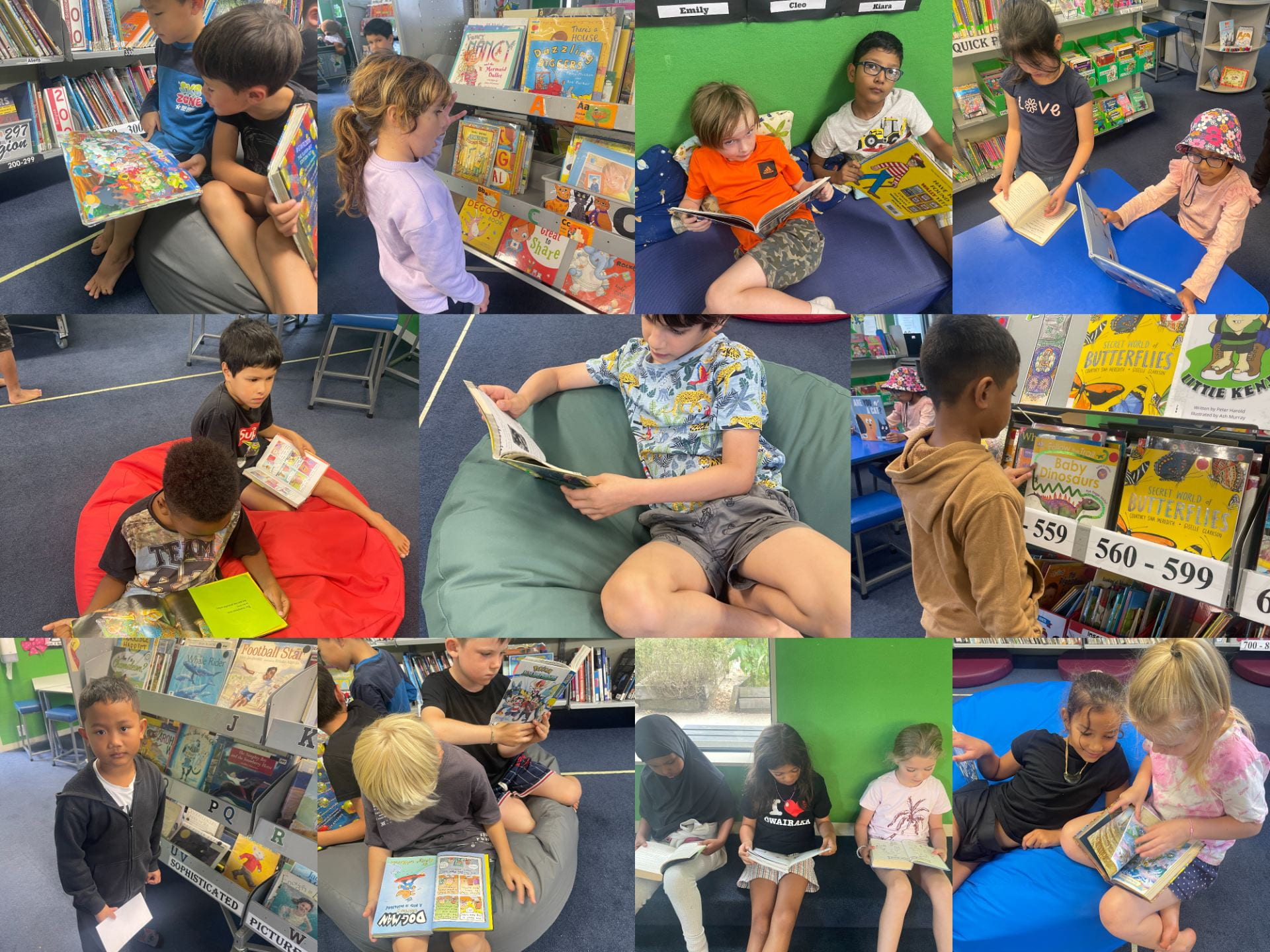 Room 10 visits the School Library – The Manaiakalani Network Blogging